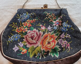 Petit Point Purse - Etsy