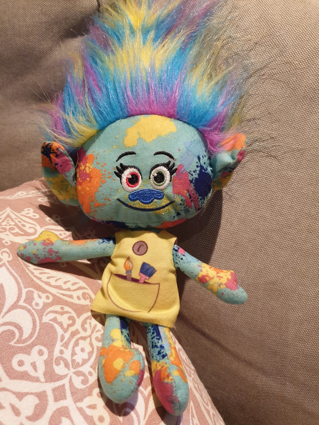 Gorgeous Harper Troll Rainbow Troll Plush 2015 Dreamworks Trolls Harper ...