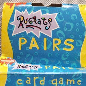 Rare Vintage 1997 Nickelodeon Viacom Rugrats Cards Pairs Card Game X 36 ...