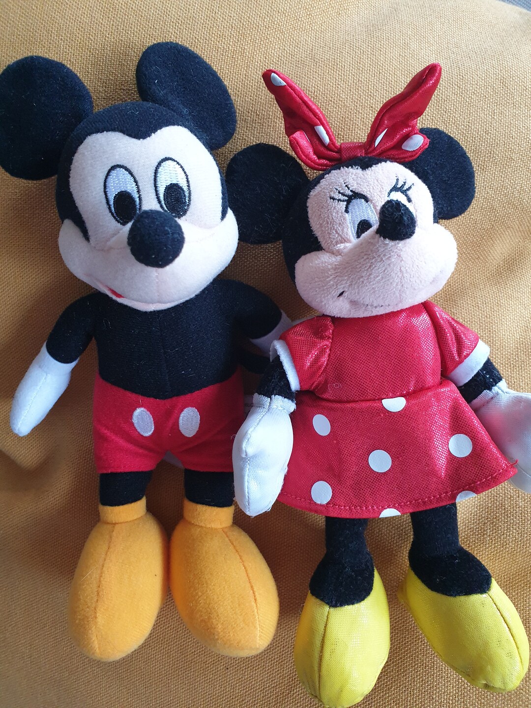 Adorable 2014 & 2015 Disney Mickey Mouse and Ty Sparkle Minnie Mouse ...
