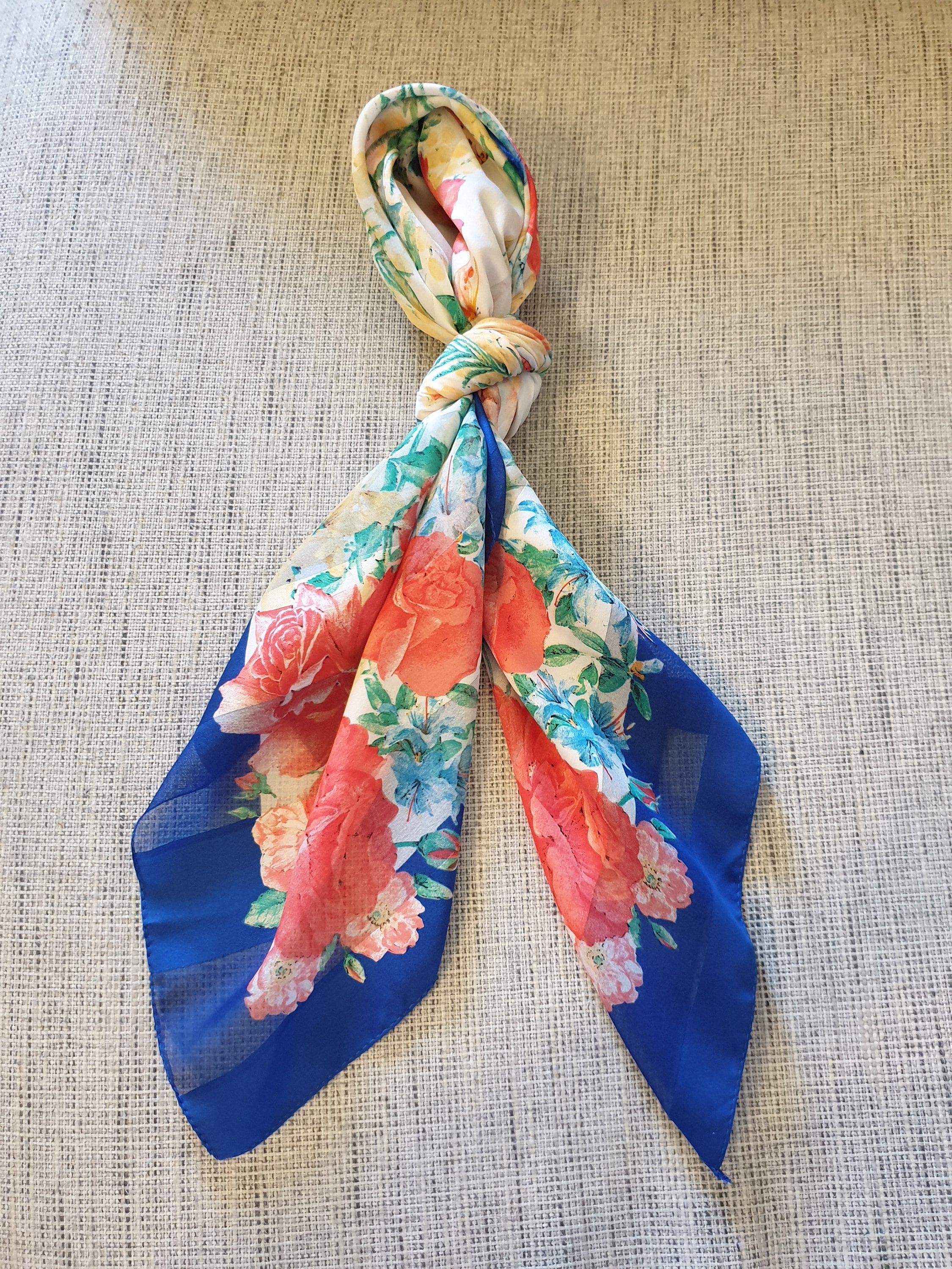 TIE RACK Scarf Art of the Scarf Italy Large Square Scarf | Etsy