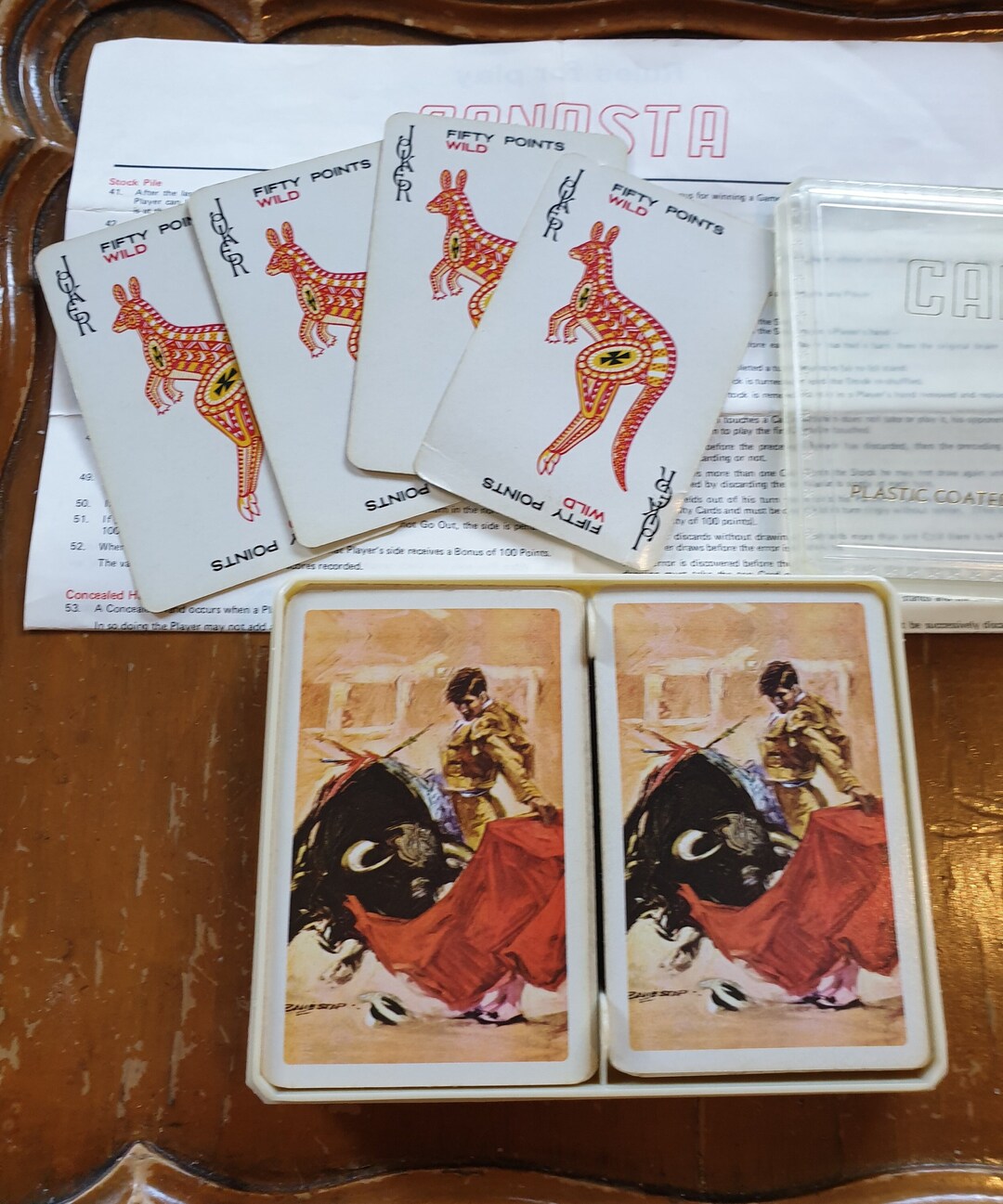 Vintage Osmer Canasta Cards Vintage Osmer Canasta Card Game Hong Kong ...