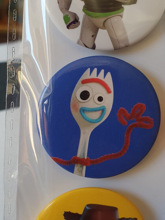 Adorable Disney Pixar Toy Story 4 Button Badges 6 Pin… - Gem