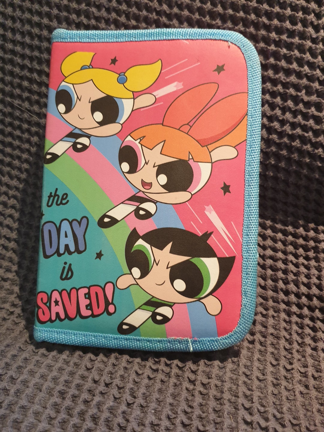 Cute Power Puff Girls Zip Pencil Case Zip Folder Style Pencil - Etsy