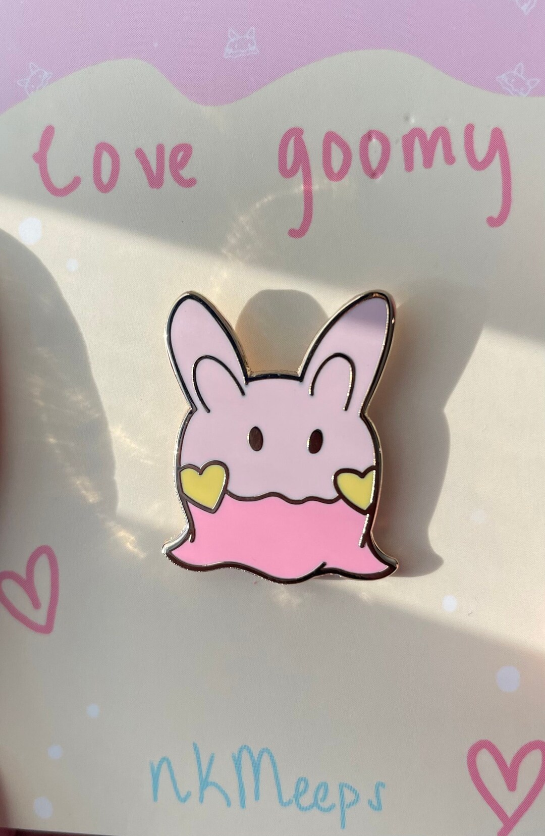 Love Goomy Pin - 1 Inch Hard Enamel - Valentines, Christmas, Birthday ...