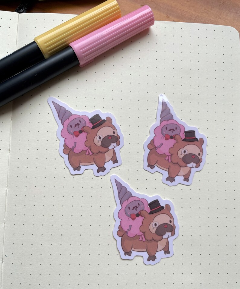 Sinnoh Pokemon Stickers Buneary Burmy Bidoof Pachirisu - Etsy