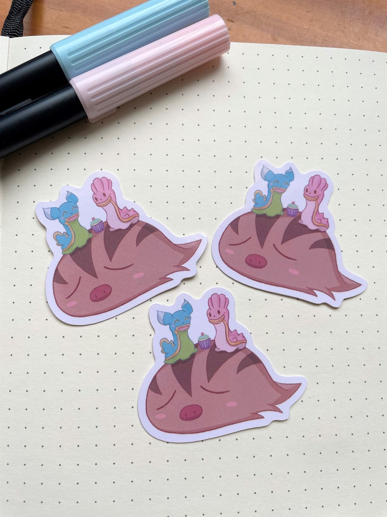 Sinnoh Pokemon Stickers Buneary Burmy Bidoof Pachirisu - Etsy