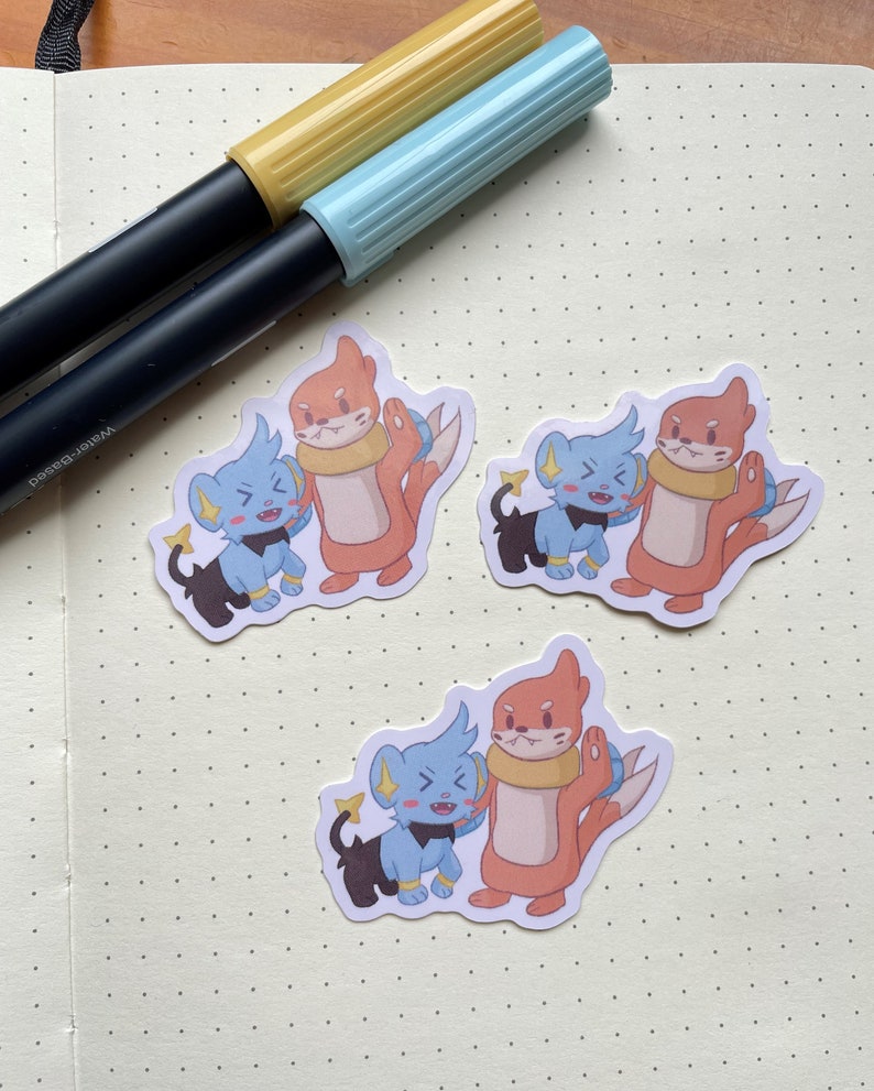 Sinnoh Pokemon Stickers Buneary Burmy Bidoof Pachirisu - Etsy
