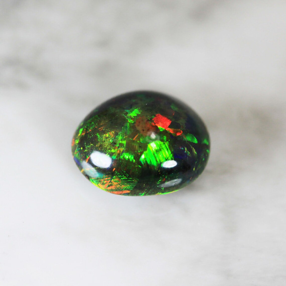 Amazing Black Ethiopian Opal Cab Play of Colors Top Quality 1.76ct - Etsy