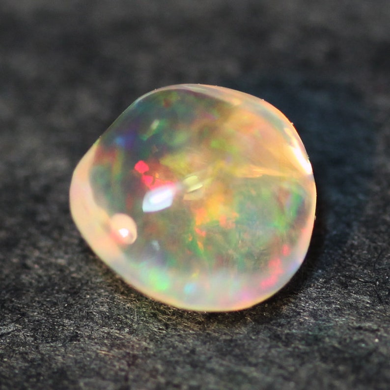 Sparkling Natural Multi Color Mexican Fire Opal 0.77ct - Etsy