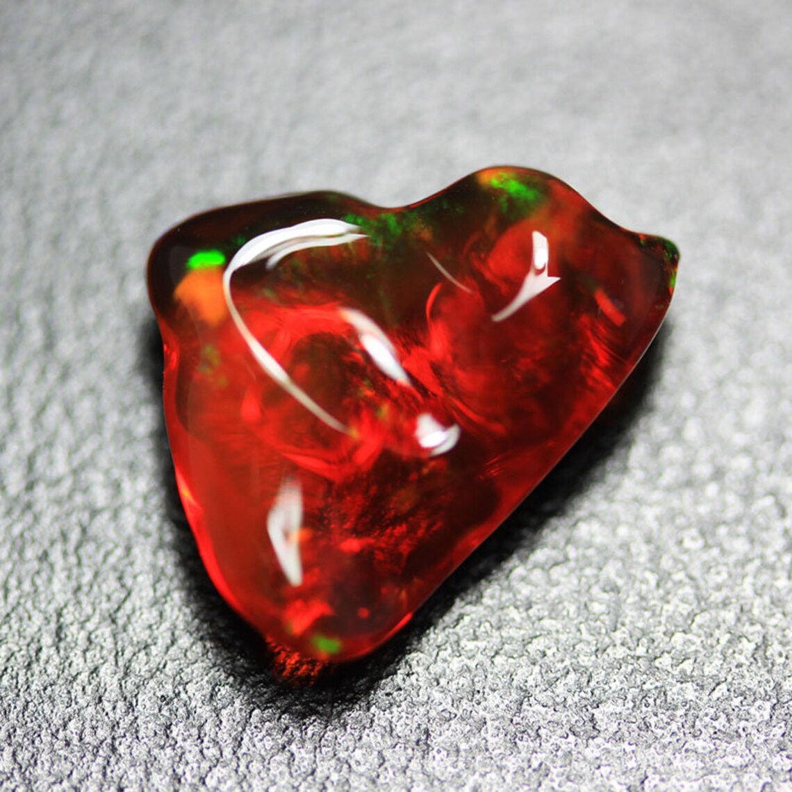 Fabulous Natural Mexican Fire Opal 4.51ct Good Play of Colors - Etsy