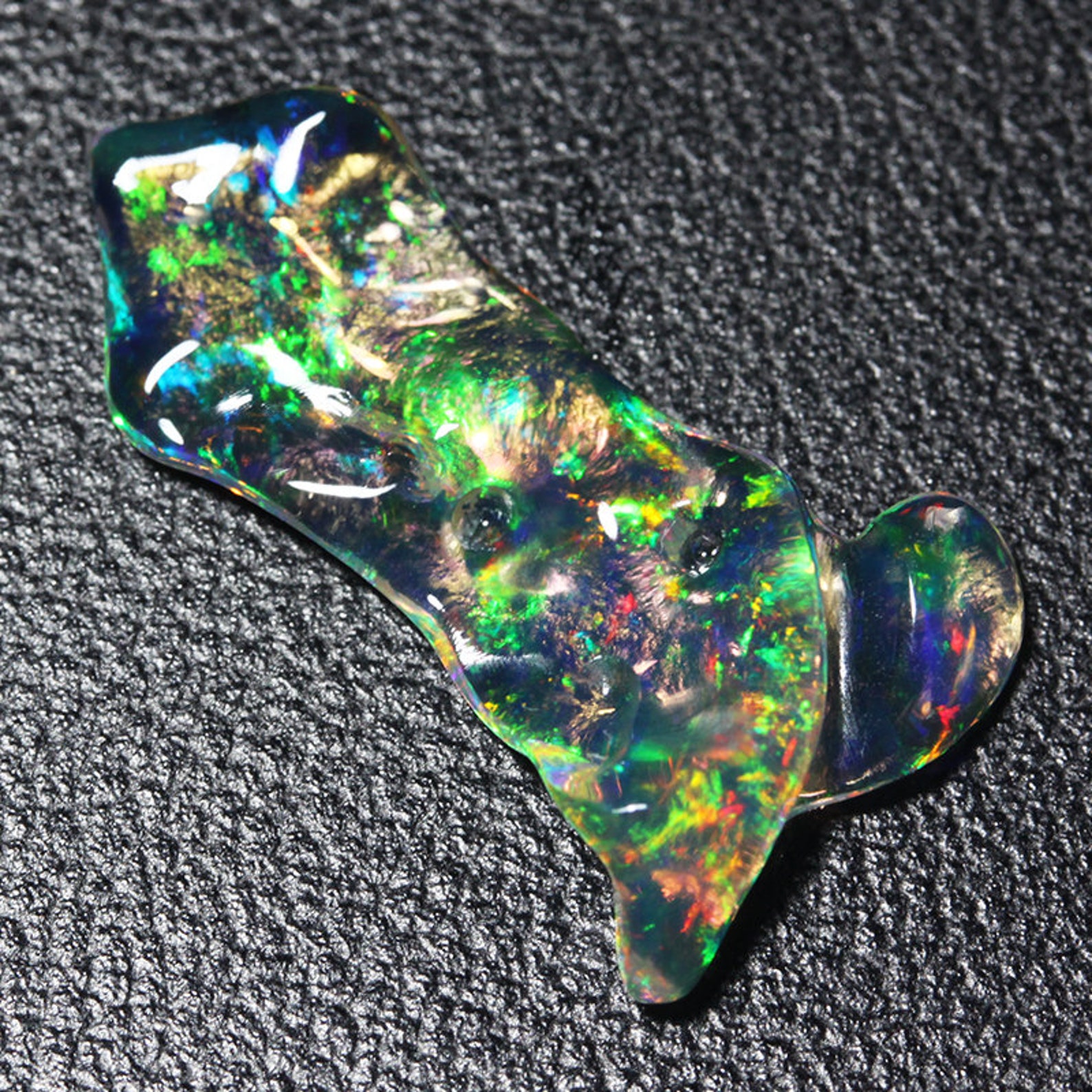 2.91ct Sparkling Natural Jelly Opal Unusual Shape From Mexico - Etsy