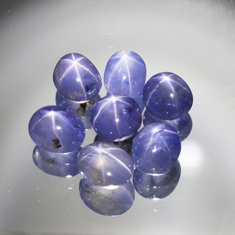 Amazing Tiny Natural Burmese Six Ray Star Sapphire Purples - Etsy