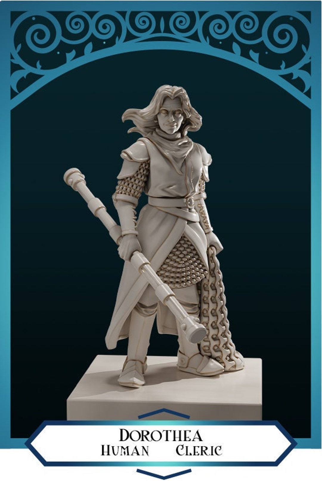 Human Cleric- Dorothea - Etsy