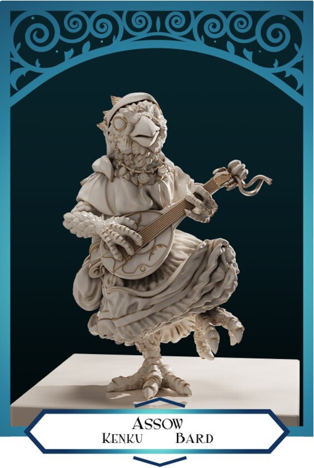 Kenku Bard- Assow - Etsy