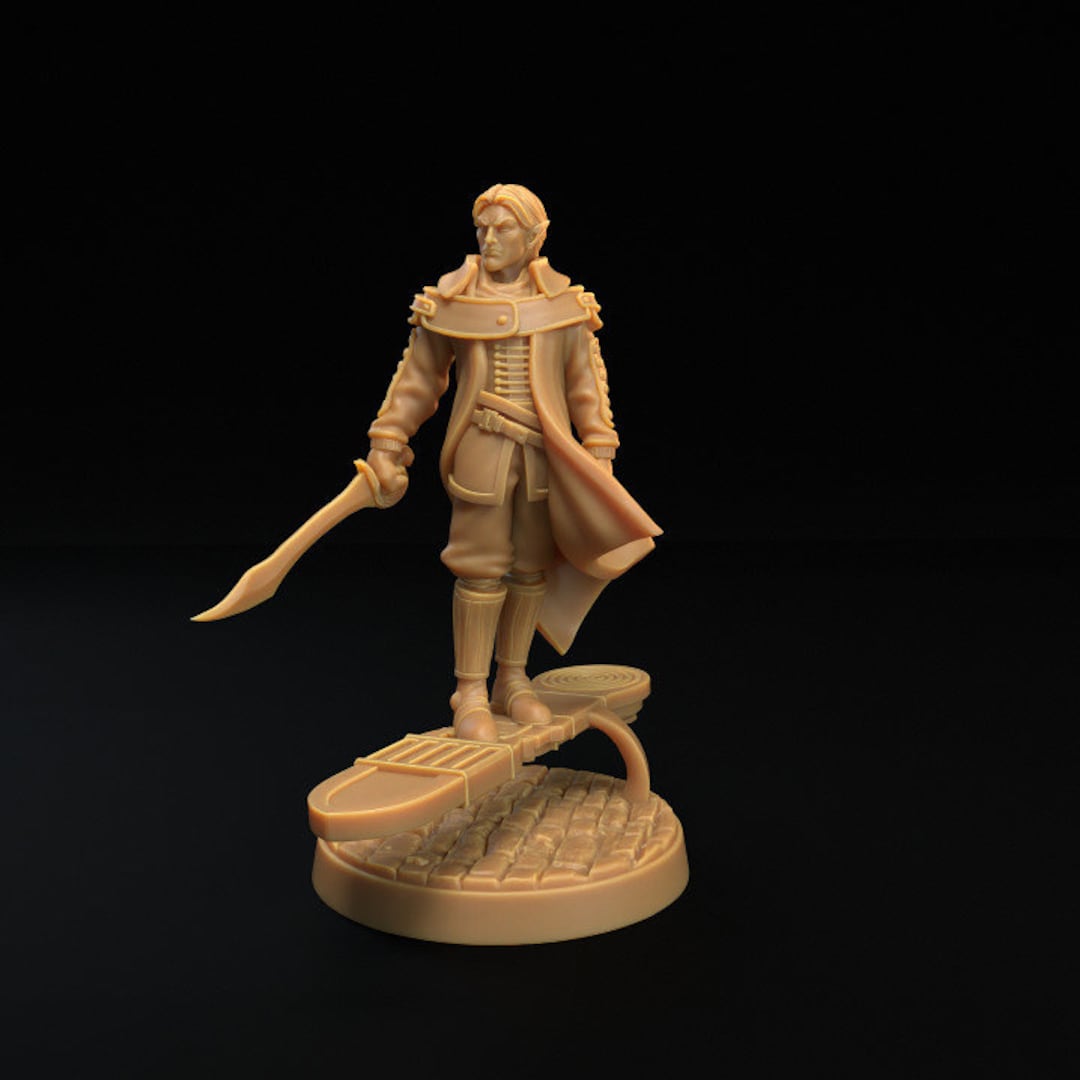 Astral Elf Fighter on Hoverboard - Etsy