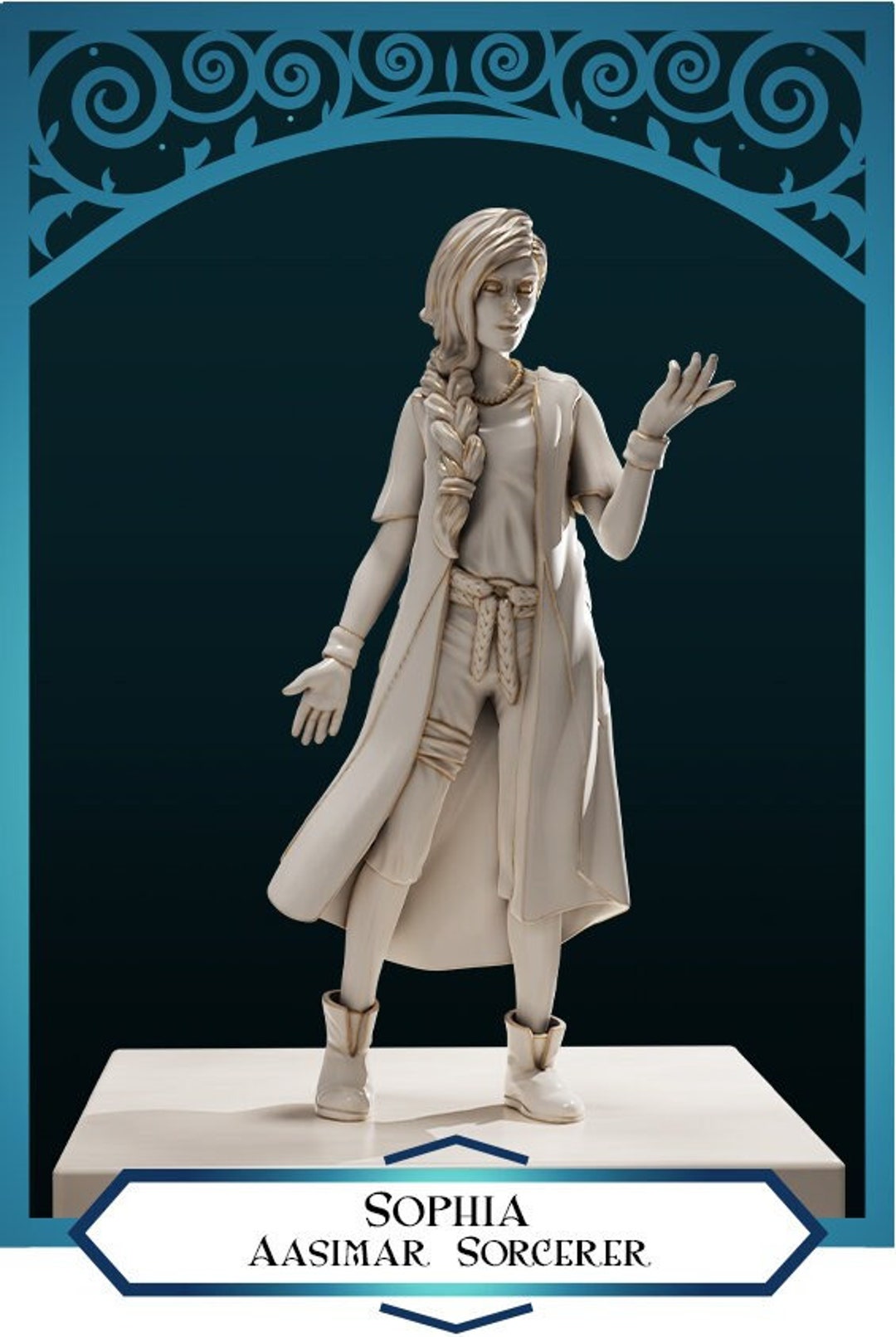 Aasimar Sorcerer- Sophia - Etsy