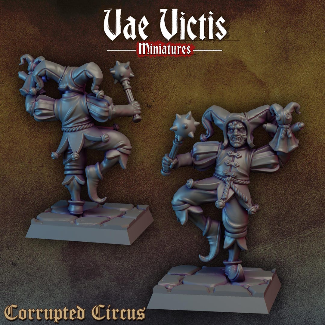 Corrupted Jester With Puppet - Etsy