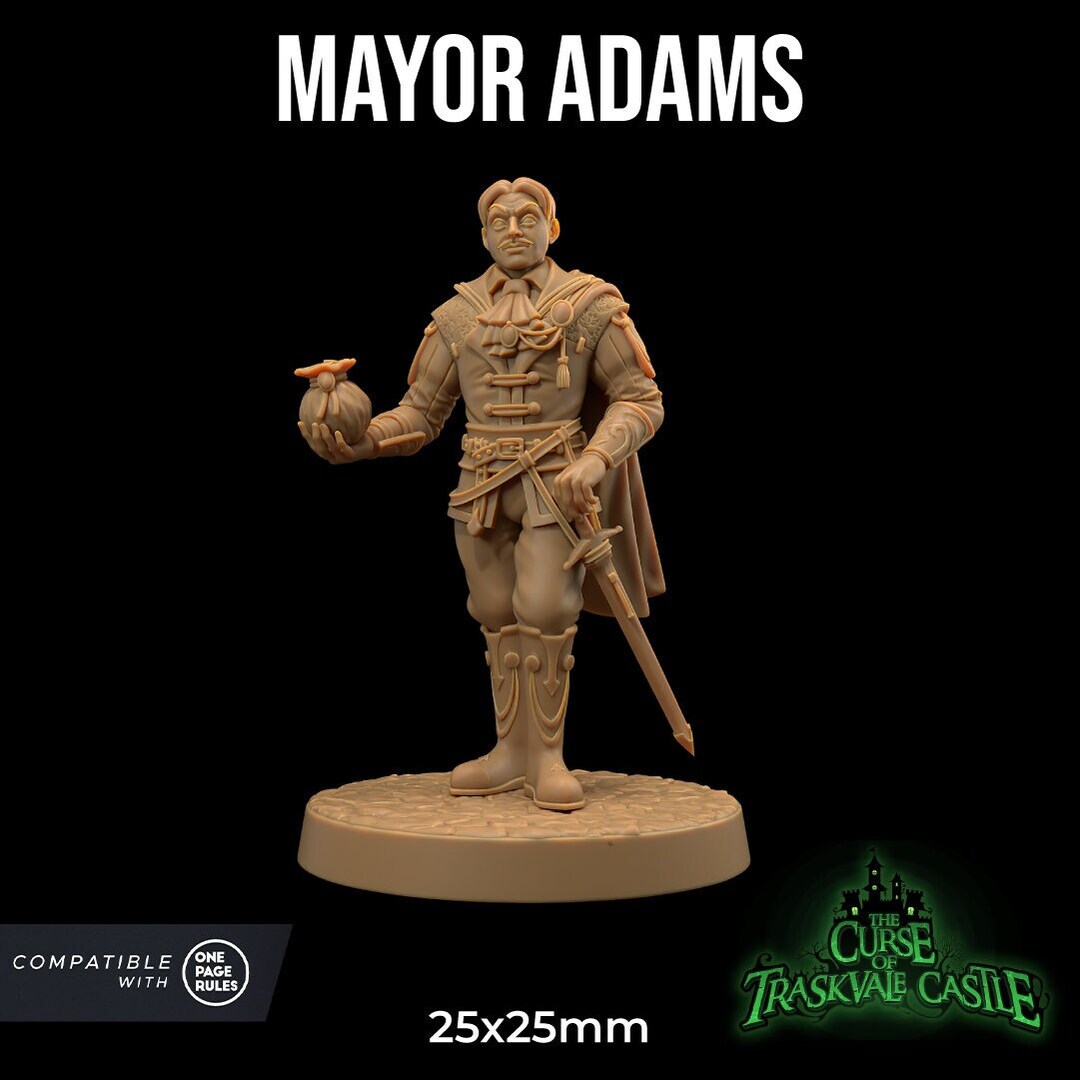 Human Mayor- Traskvale Castle - Etsy