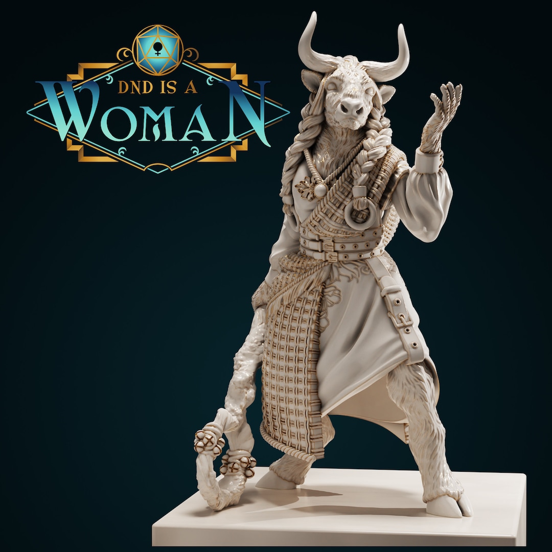 Minotaur Druid- Liosa Windhoof - Etsy