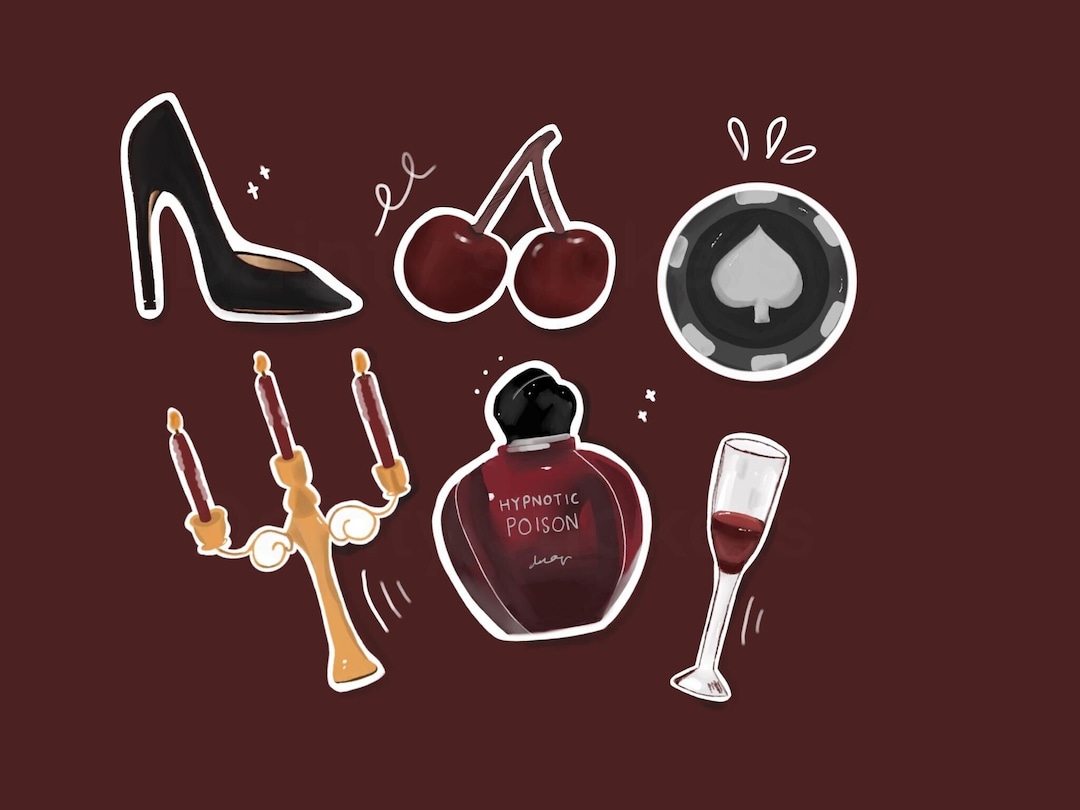 It Girl Stickers| Dark Feminine Aesthetic Stickers|pinterest Stickers ...