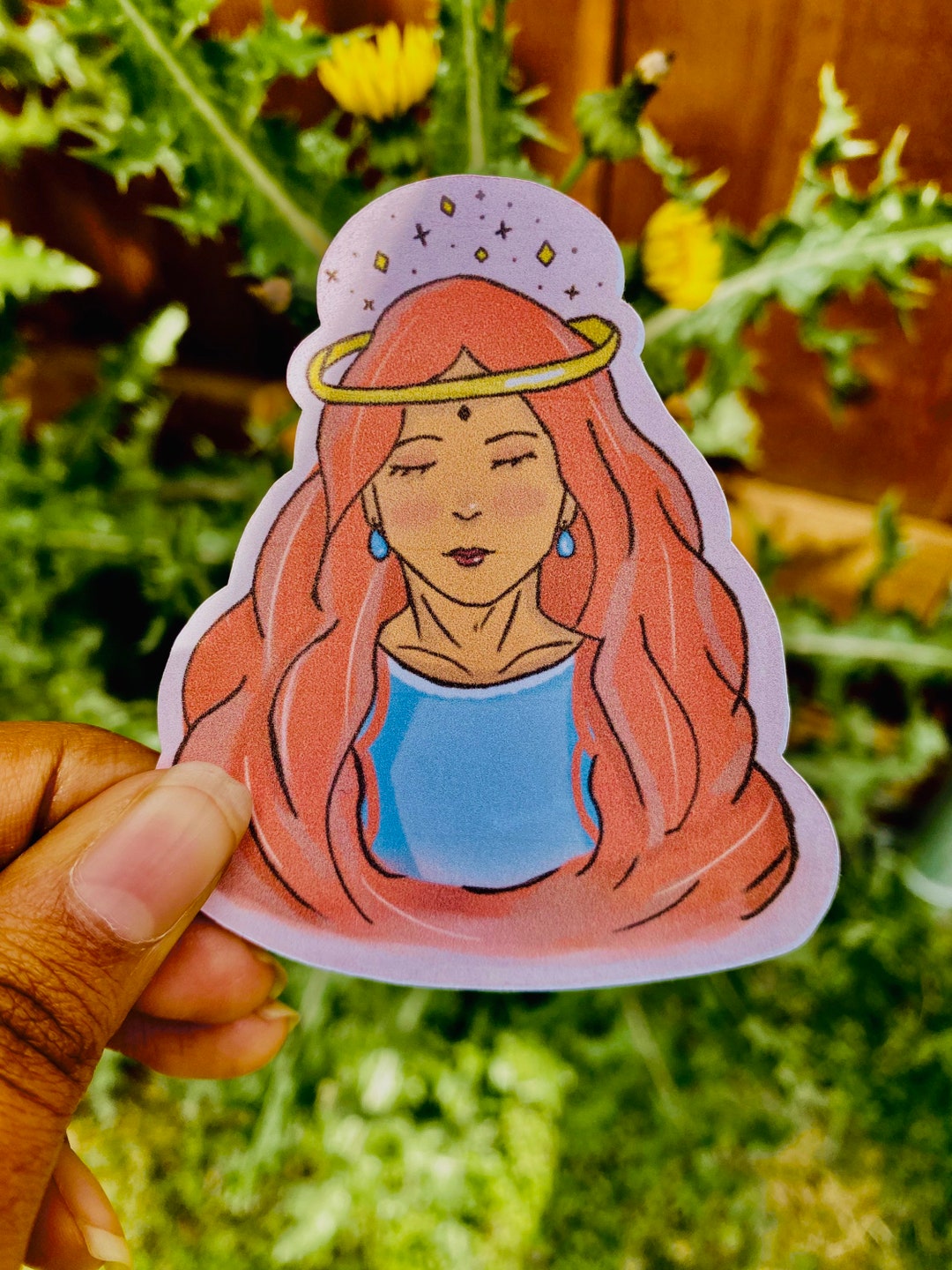 Anime Goddess Sticker|studio Ghibli Sticker|anime Stickers|kawaii ...
