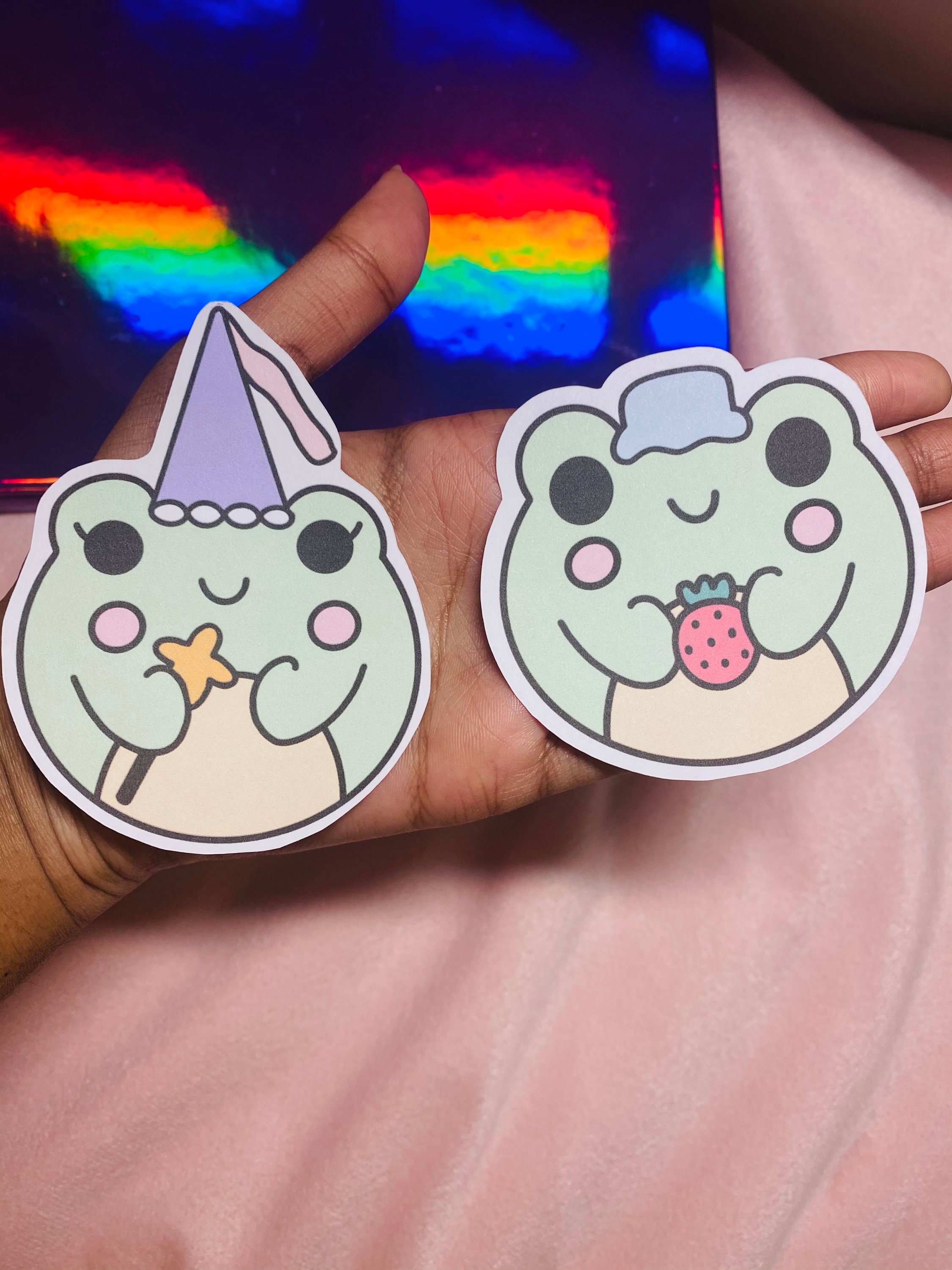 Frog Stickers Packcute Frog Stickersfroggy Stickerskawaii - Etsy