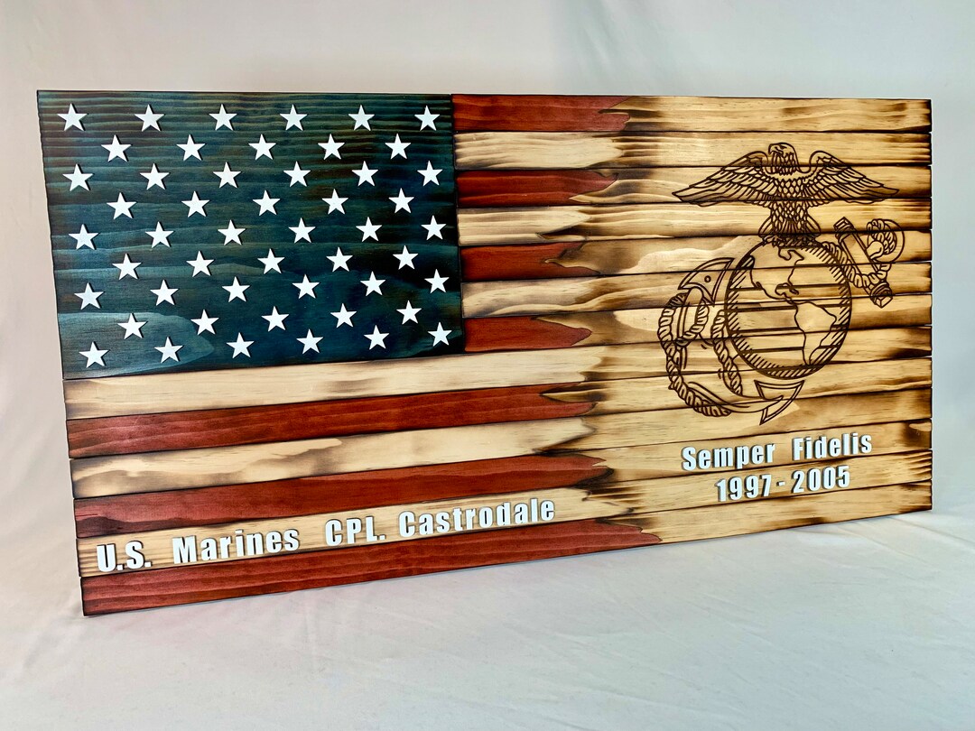 Rustic Wooden Flag - Etsy