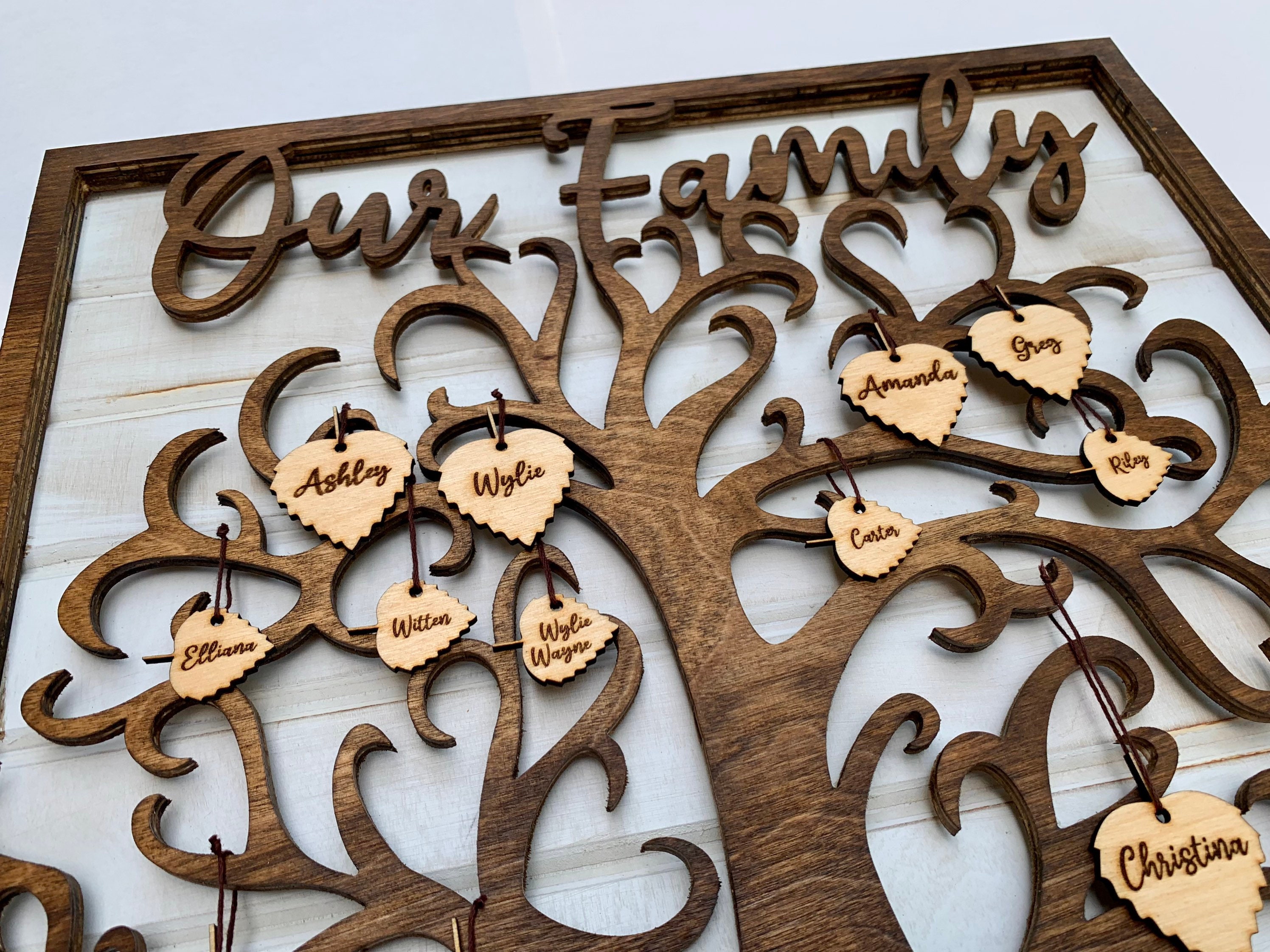 Rustic Family Tree - Etsy