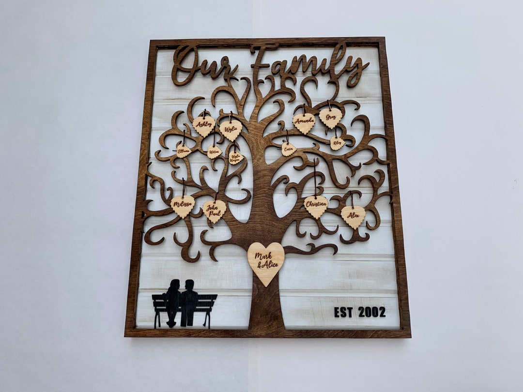 Rustic Family Tree - Etsy