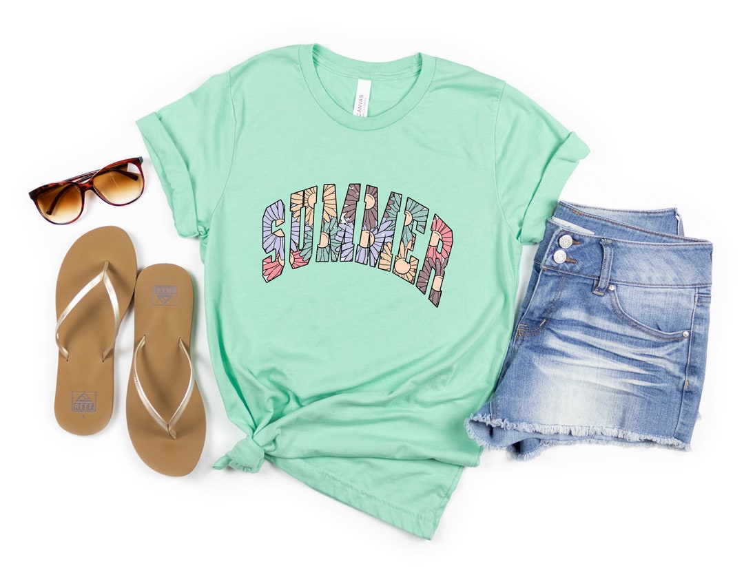 Summer Shirt, Cute Summer Shirt, Hello Summer Tee, Vacation Shirt ...