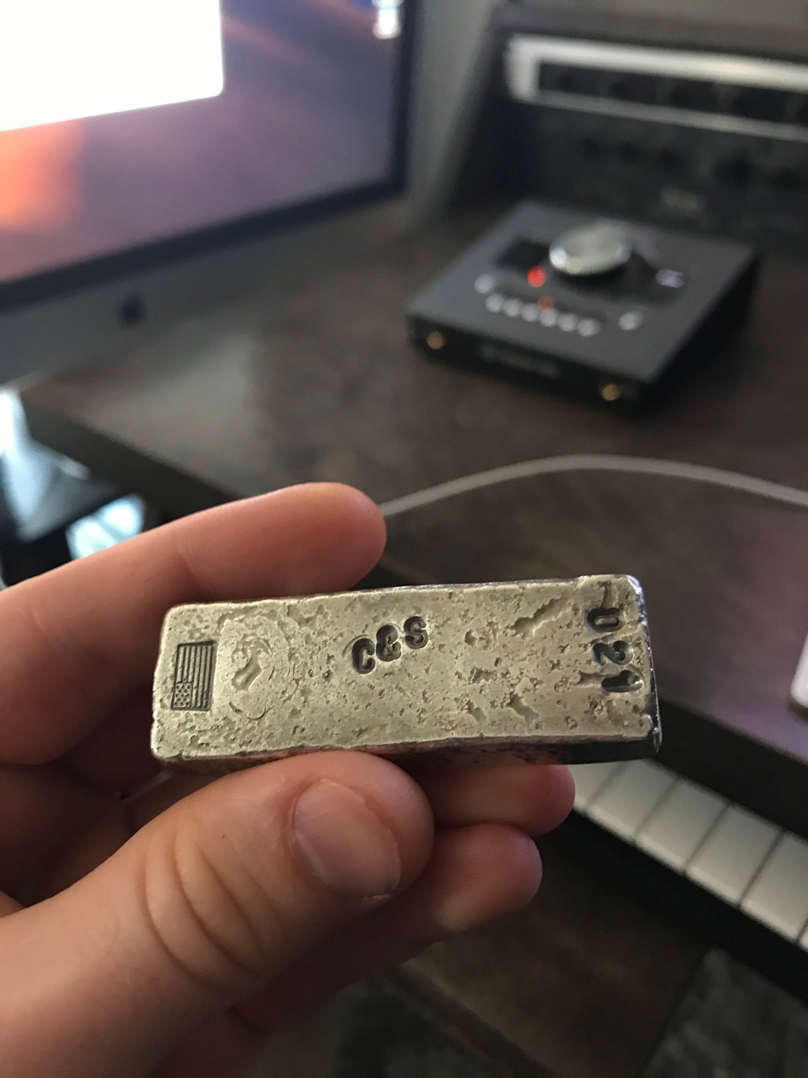 Hand Poured Silver Bar 4 Troy Ounce Silver Bullion .999 - Etsy