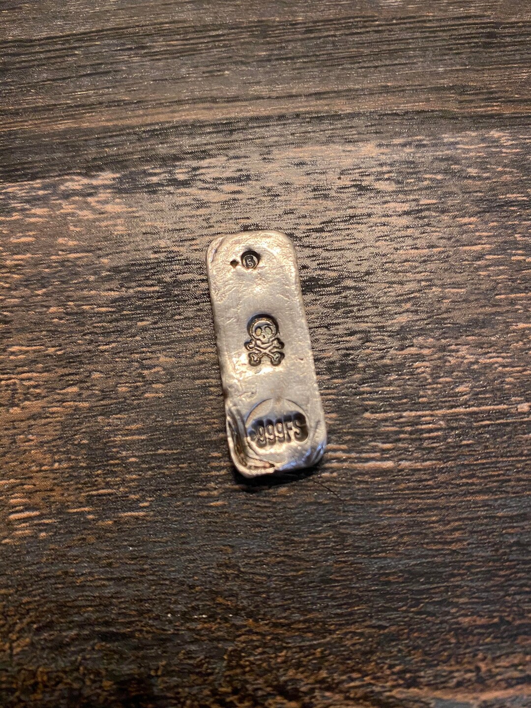 Hand Poured Silver Bar Half Ounce Silver Bullion .999 Silver Bar ...