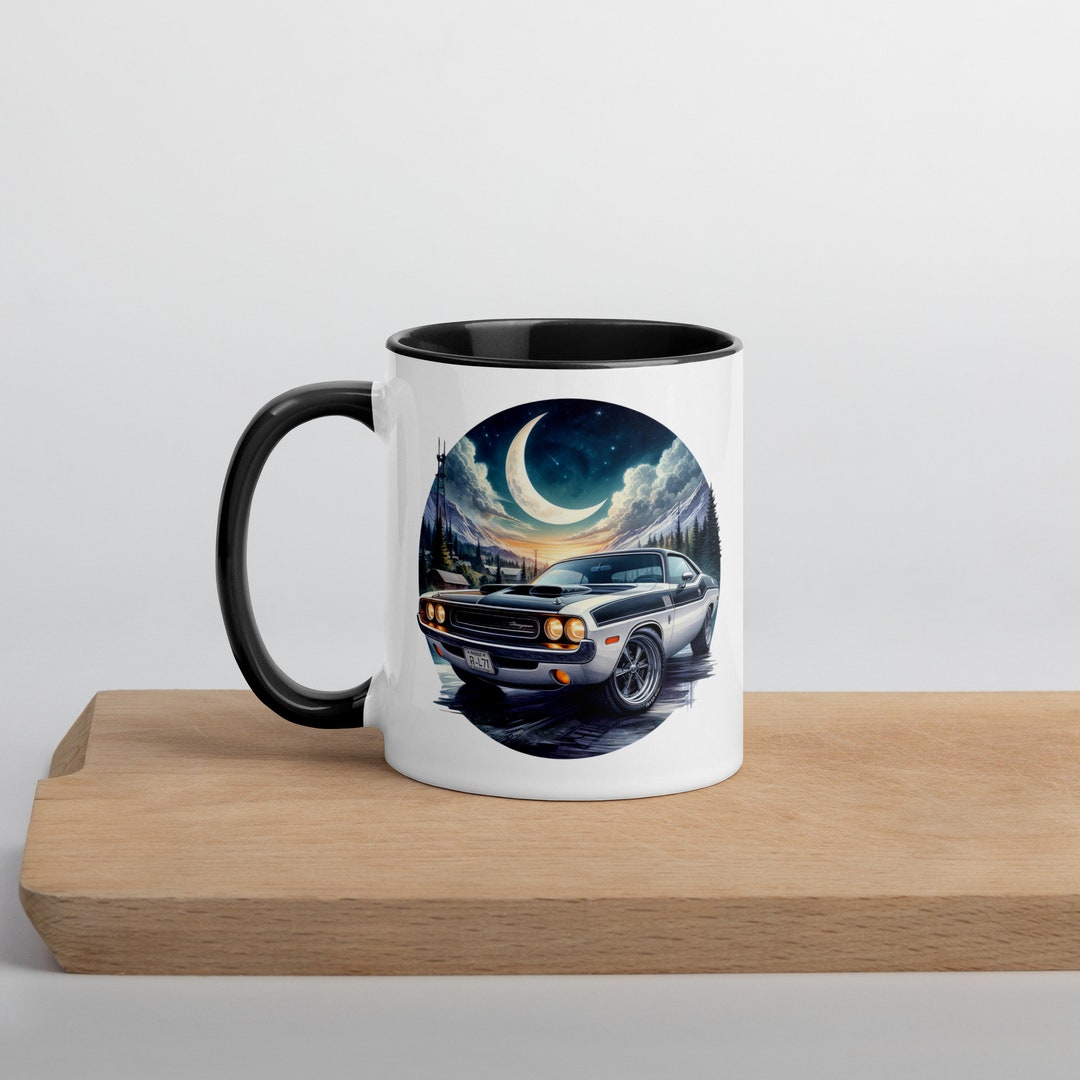 Dodge Challenger All American Muscle Car Mug, Classic Car Mug - Etsy