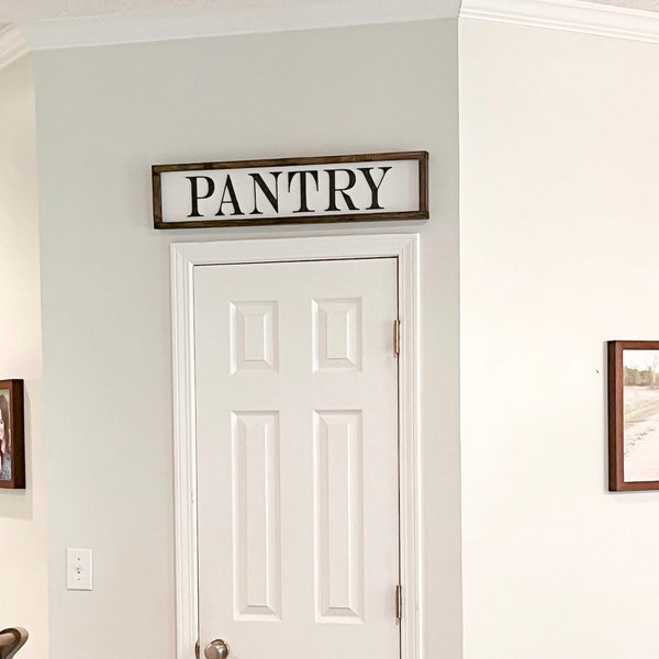 Rustic Pantry Sign - Etsy