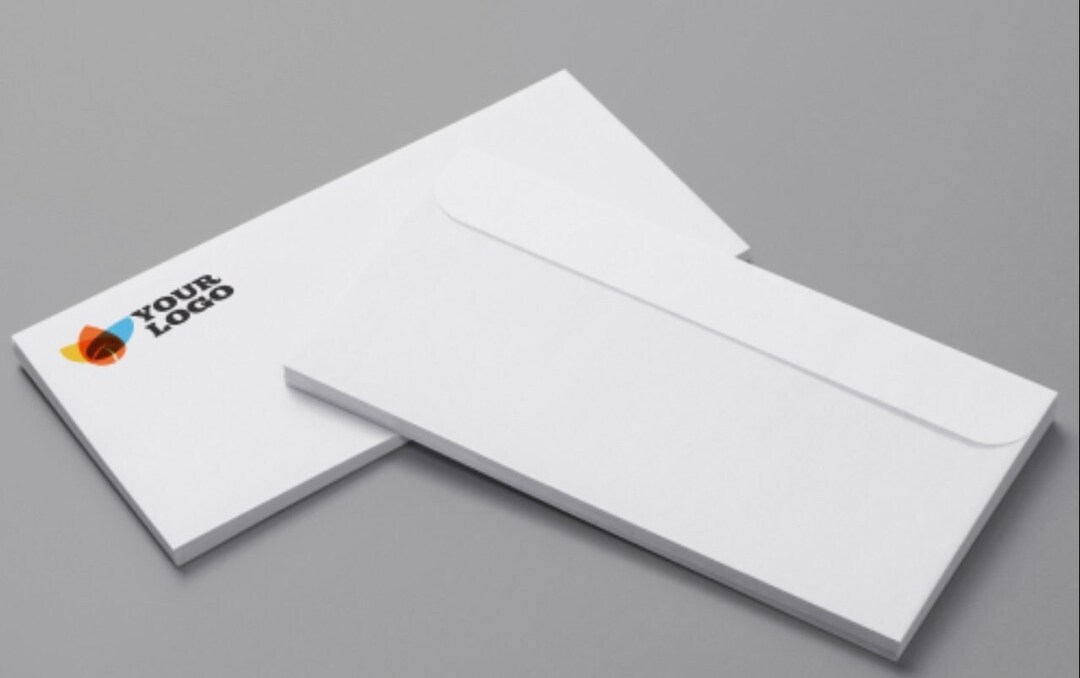 Personalized Business ~ Personal #10 White Wove Envelopes ~ Custom Full ...