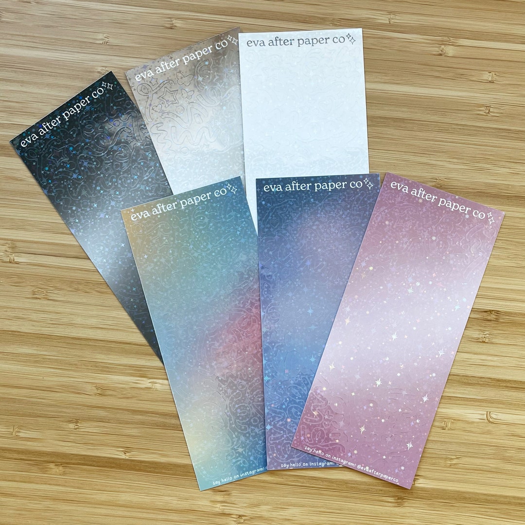Deco Stickers With Holographic Overlay for Photocard Toploaders ...