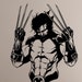Wolverine Wall Decal Vinyl Sticker Wall Sign Stencil Superhero Poster ...