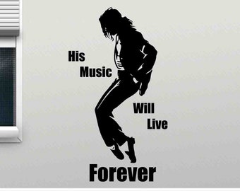 Michael Jackson Vinyl Decal - Etsy