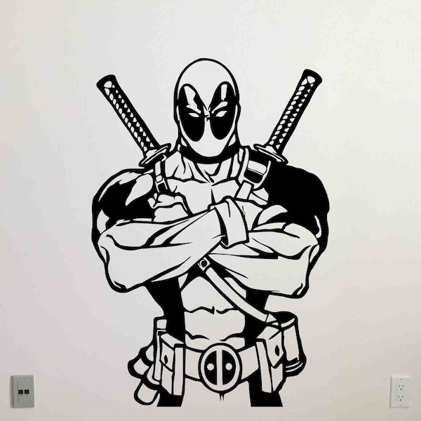 Personalized Deadpool Room Decor - Etsy