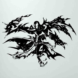 Spawn Wall Decal Vinyl Sticker Wall Sign Stencil Superhero Poster ...