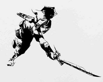 Zelda Link Stencils