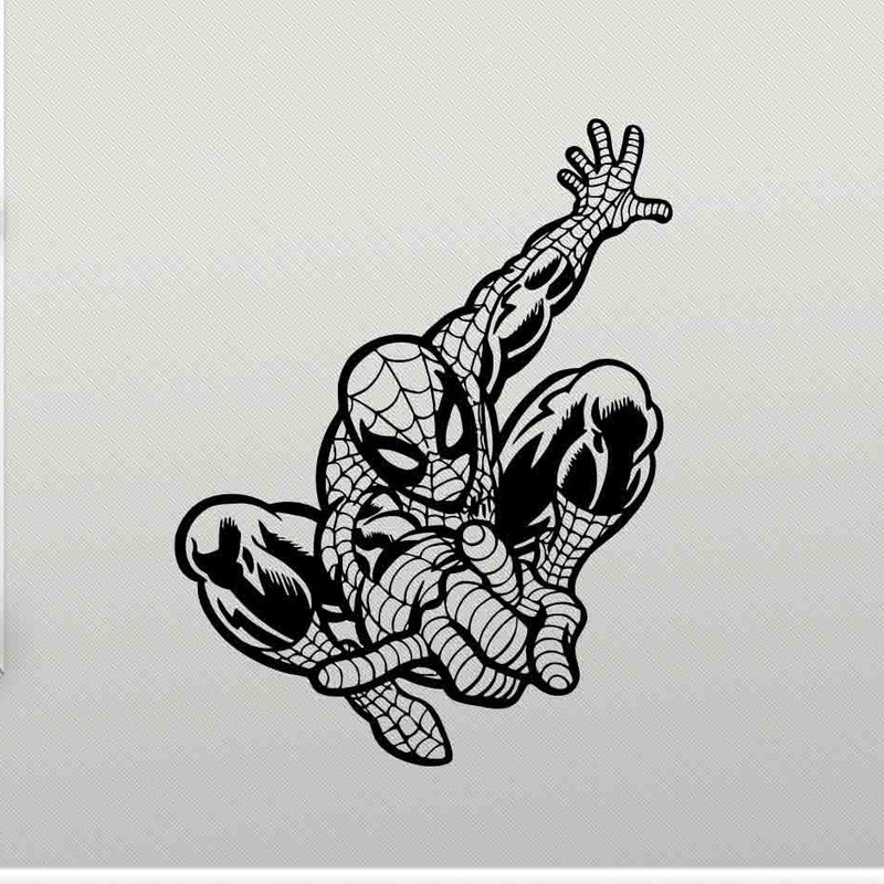 Spiderman Wall Decal - Etsy