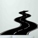 Road Wall Decal Road Poster Highway Sign Racer Vinyl Sticker Racing ...