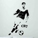 Ronaldo Wall Decal CR7 Vinyl Sticker Football Sign Removable Wall Decal ...