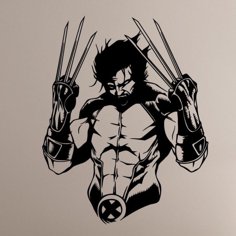 Wolverine Decal Svg - Etsy