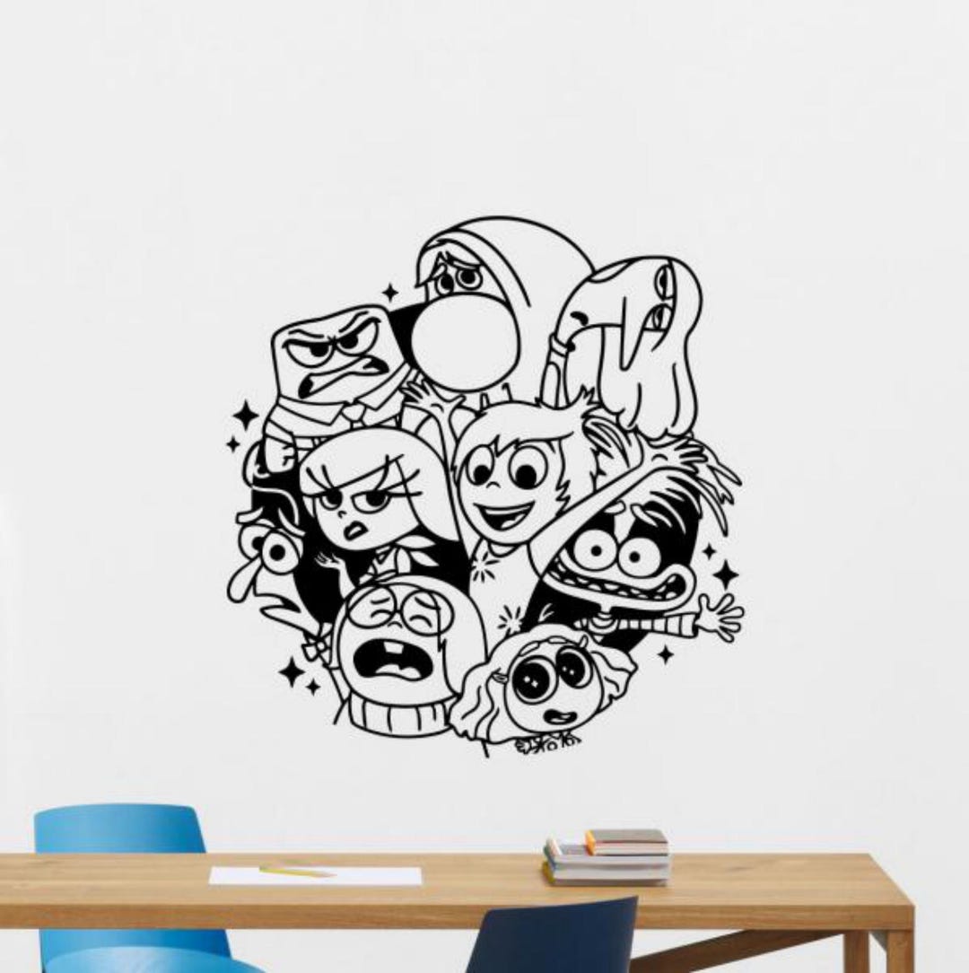 Inside Out Wall Decal Vinyl Sticker Gift Stencil Sign Nursery Decor ...