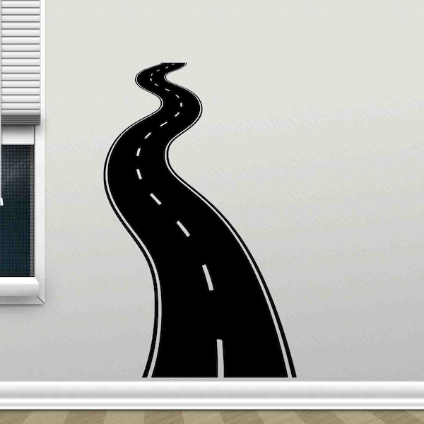 Road Wall Decal - Etsy UK