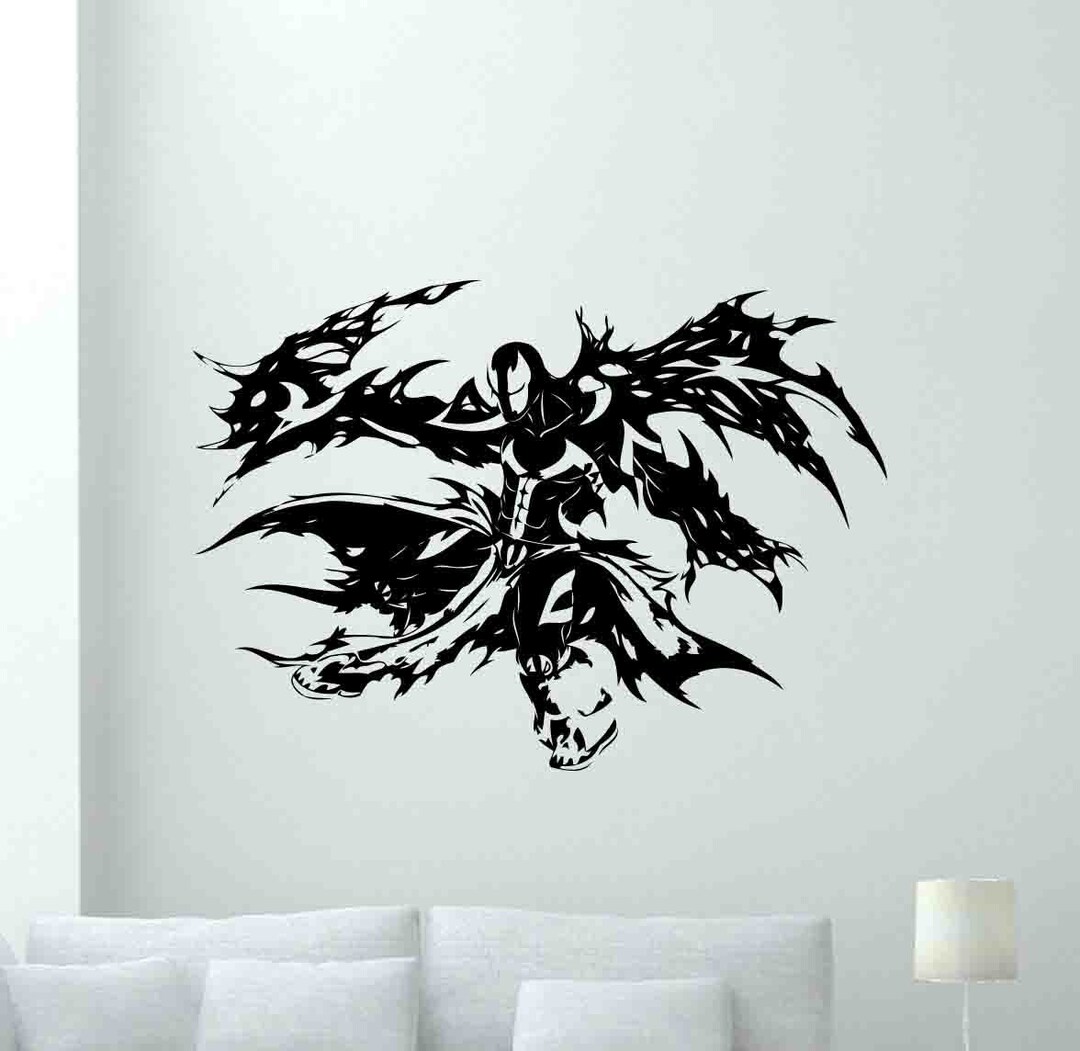 Spawn Wall Decal Vinyl Sticker Wall Sign Stencil Superhero - Etsy