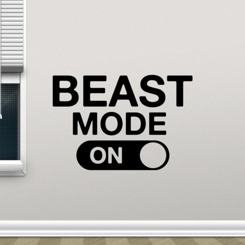 Beast Mode Decal - Etsy